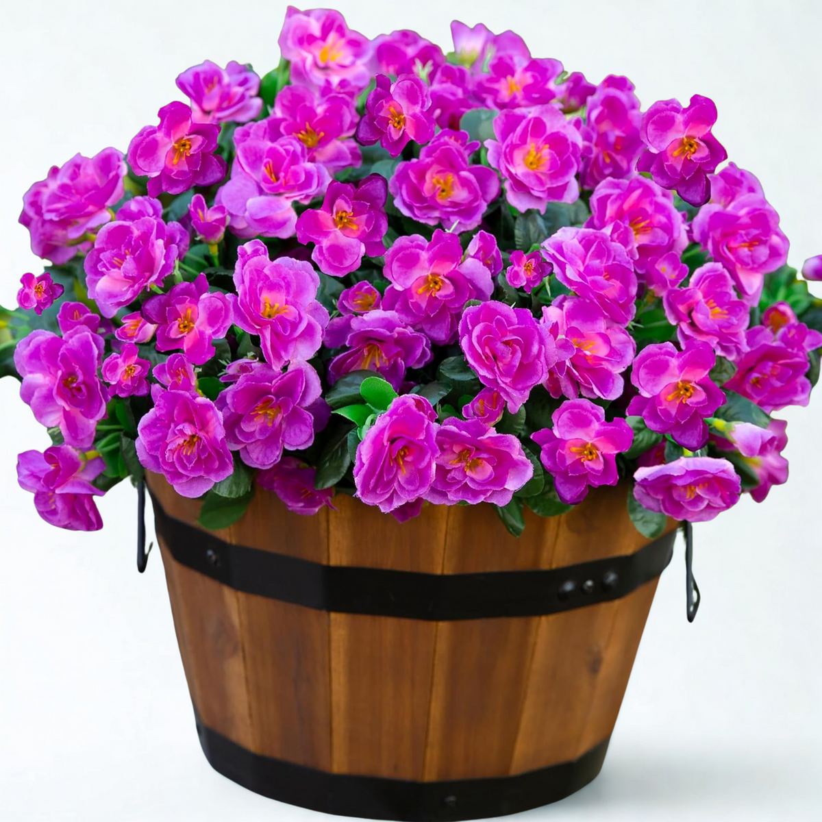 3 Bundles Realistic Artificial Camellias - UV Resistant Outdoor Flower ...