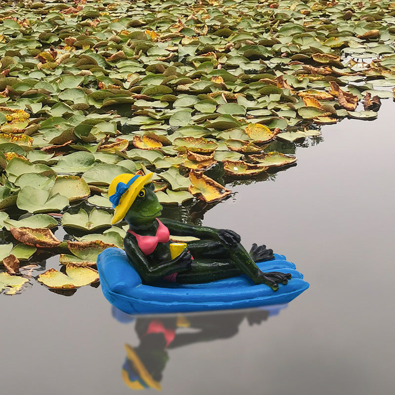 Bulk 6" Artificial Animals Floating Frogs for Pool Fishing Tank Wholes ...