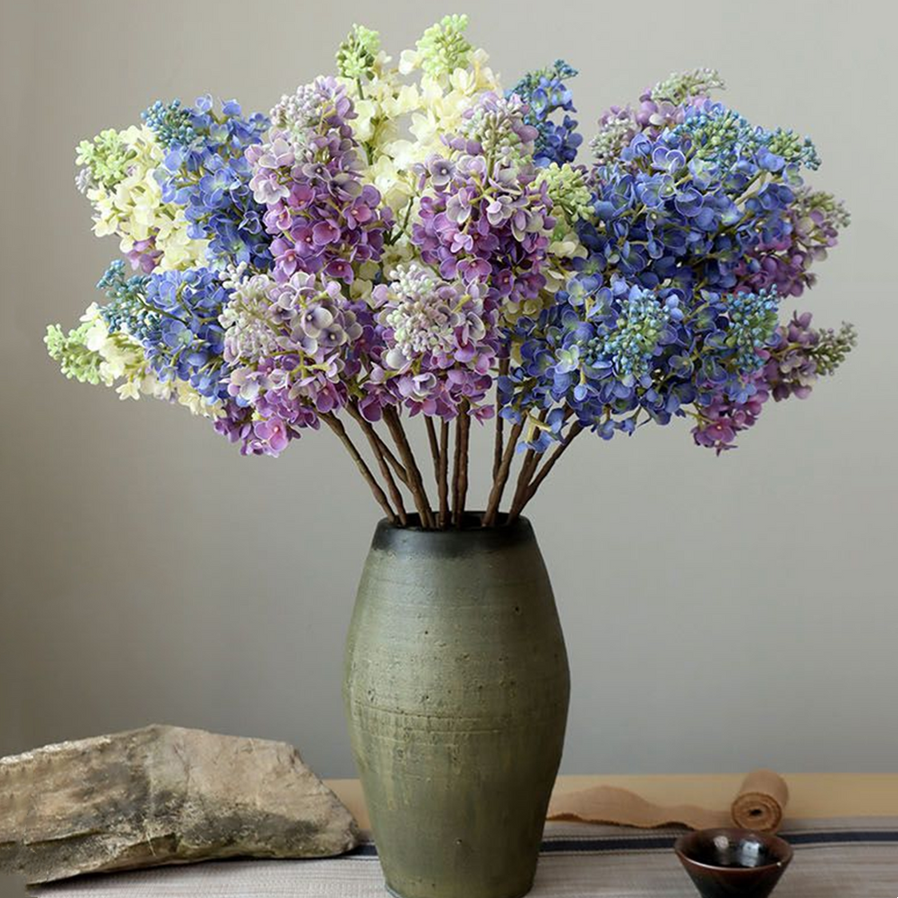 Bulk Lilac Stems Faux Lilac Branch Real Touch Flowers Artificial Whole — Artificialmerch