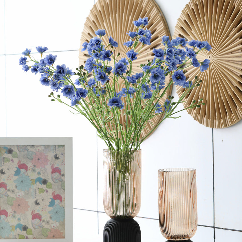 Bulk 32" Delphinium Stems Spray Silk Flowers Centerpieces Wholesale ...