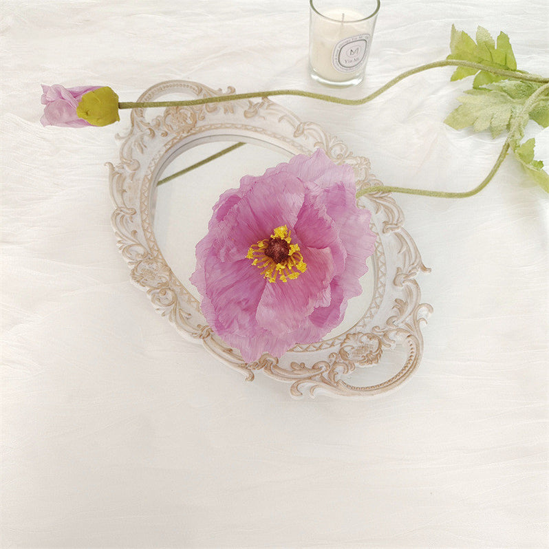 Bulk Extra Large 41" Poppy Long Stems Artificial Silk Flowers for Tall ...