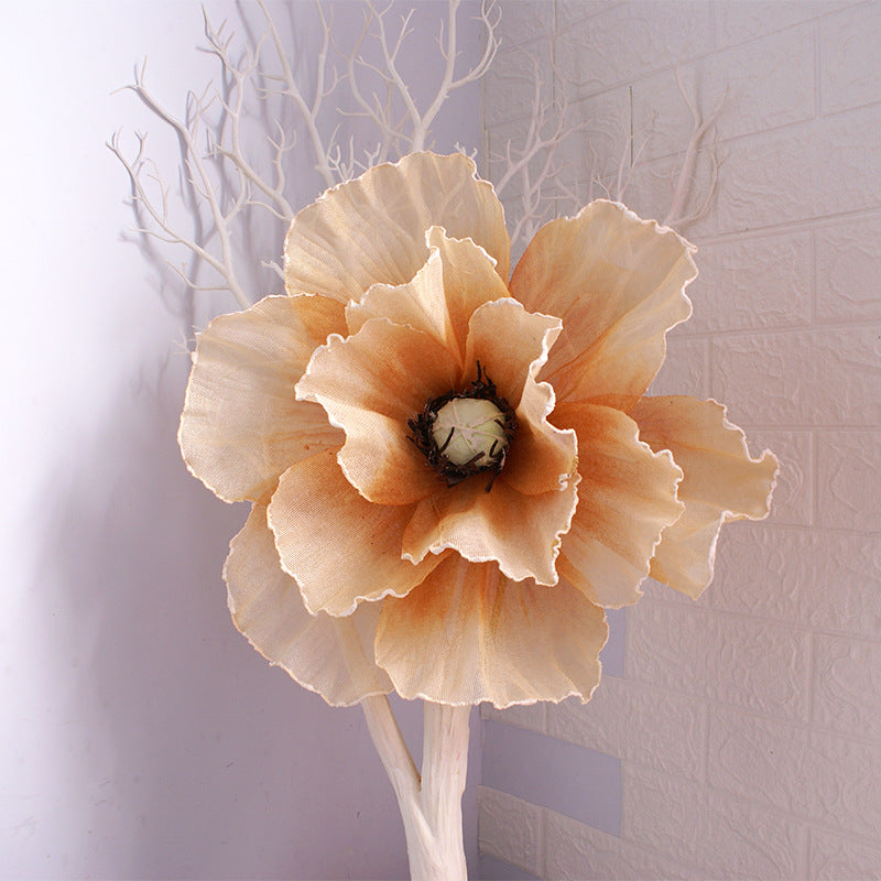 Bulk Extra Size Poppy Yarns Flower Head Photo Mall Prop Wholesale ...