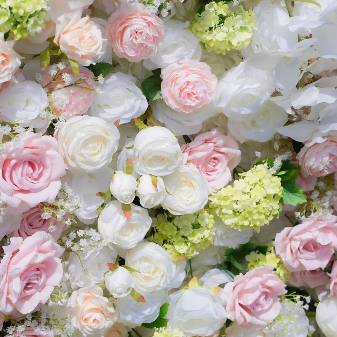 Bulk Customizable Luxury 5D Fabric Floral Wall Arrangement for Event F ...