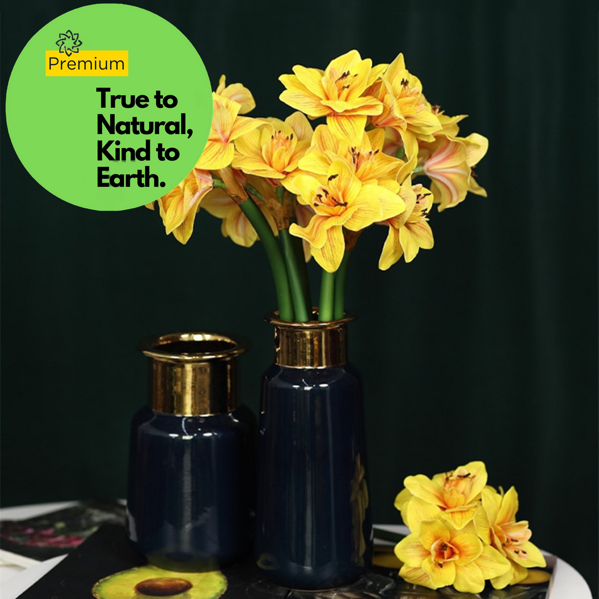 Premium Real Touch Amaryllis Stem Spring Flowers Wholesale ...