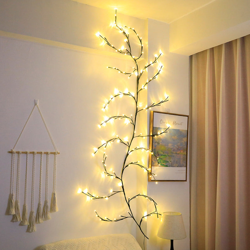 Bulk 8Ft Lighted Willow Vine Artificial Branches Willow Lights Hallowe ...