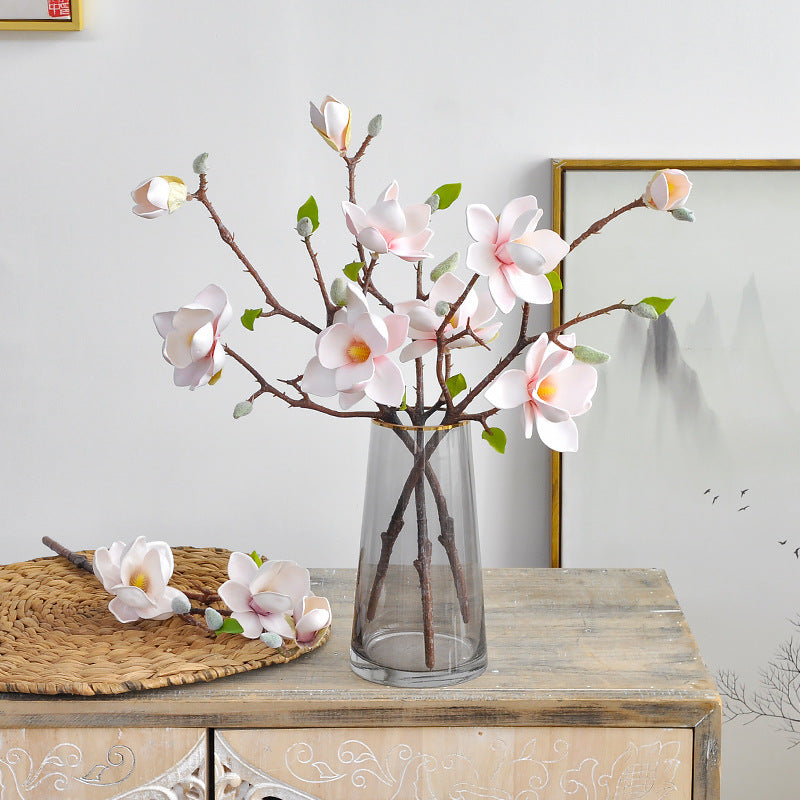 Bulk 20" Magnolia Spray Branches Artificial Realistic Magnolia Grandif ...