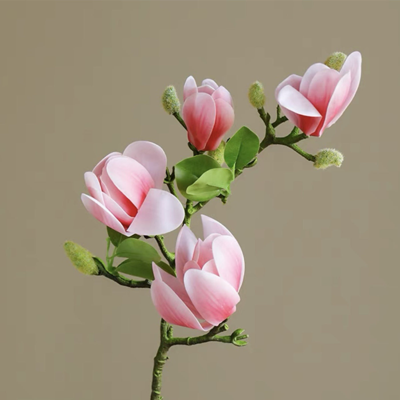 Premium Real Touch Magnolia Buds Stem — Artificialmerch