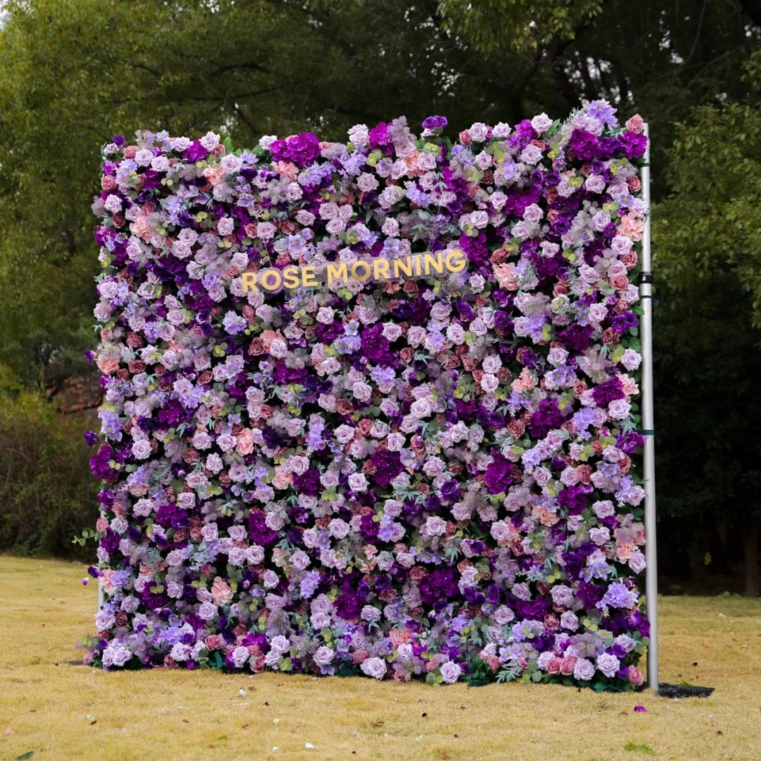 Bulk Customizable Luxury 5D Fabric Floral Wall Arrangement for Event F ...