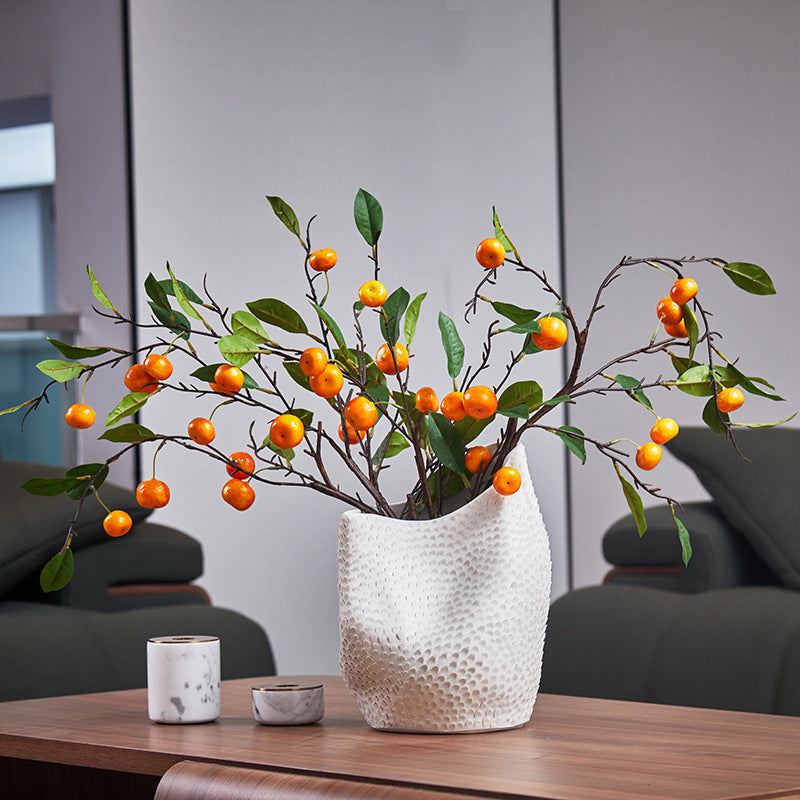 Bulk 33" 9 Fruits Tangerine Stems Artificial Fruits Kumquat Branches S ...