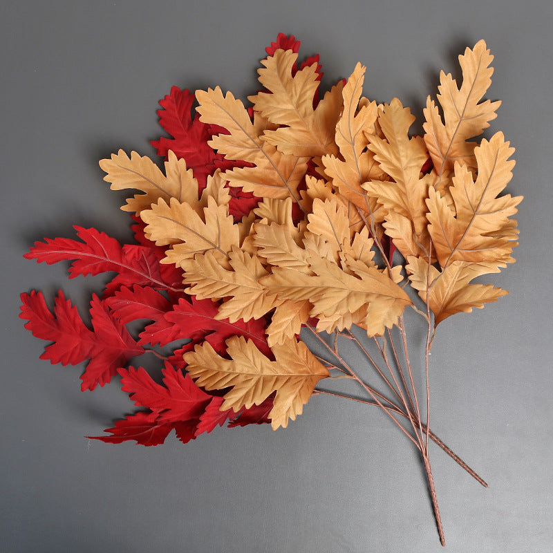Bulk 24" Artificial Oak Leaf Stems – For Autumn & Thanksgiving Decor W ...