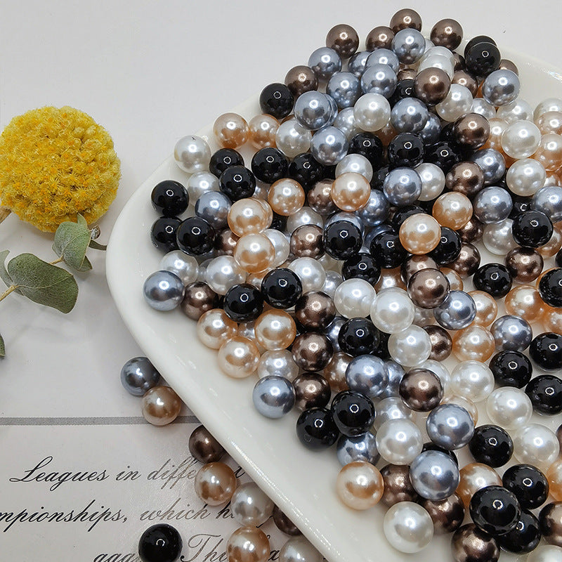 Bulk 150pcs 8mm Artificial Pearls for Vase Filling Crafts No Holes Pea ...