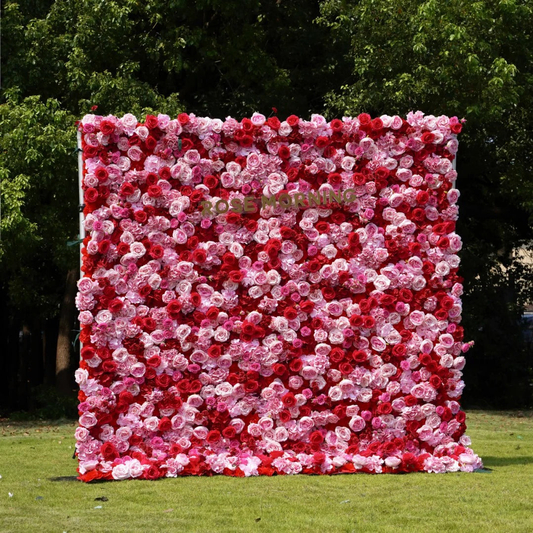 Bulk Customizable Luxury 5D Fabric Floral Wall Arrangement for Event F ...