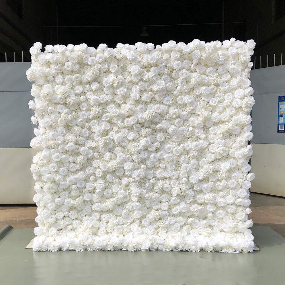 Bulk Customizable Luxury 5D Fabric Floral Wall Arrangement for Event F ...