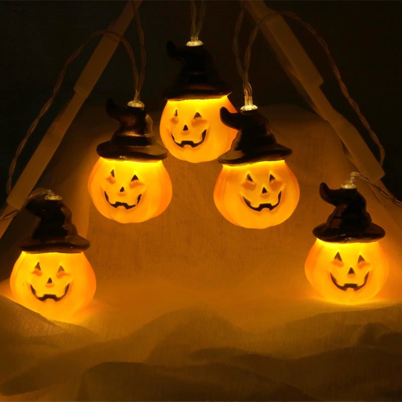 Bulk Halloween LED Pumpkin String Lights 78 Inch for Decoration Wholes ...