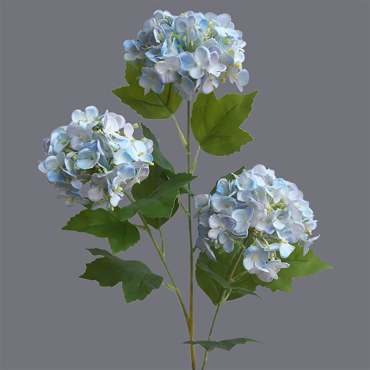 Bulk 26" Long Stem Hydrangea Stems Spray Branches Flower Real Touch Li ...